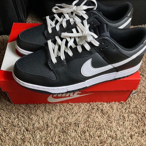 Nike | Shoes | Nwt Black Nike Dunk Lows With Box | Poshmark